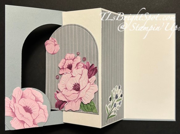 Window Pop-Out Card with Florals in Bloom DSP & More | TLsBrightSpot