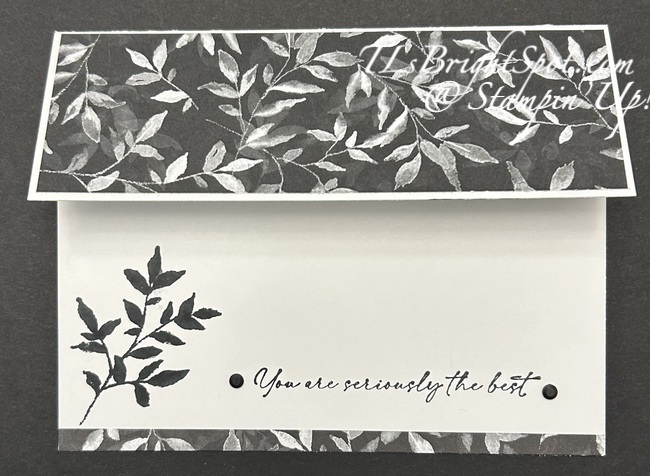 Stampin’ Up! Botanical Textures + Textured Notes Fun Fold | TLsBrightSpot