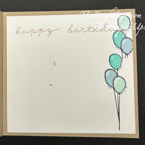 Stampin’ Up! Book Binder Fault Line card | TLsBrightSpot