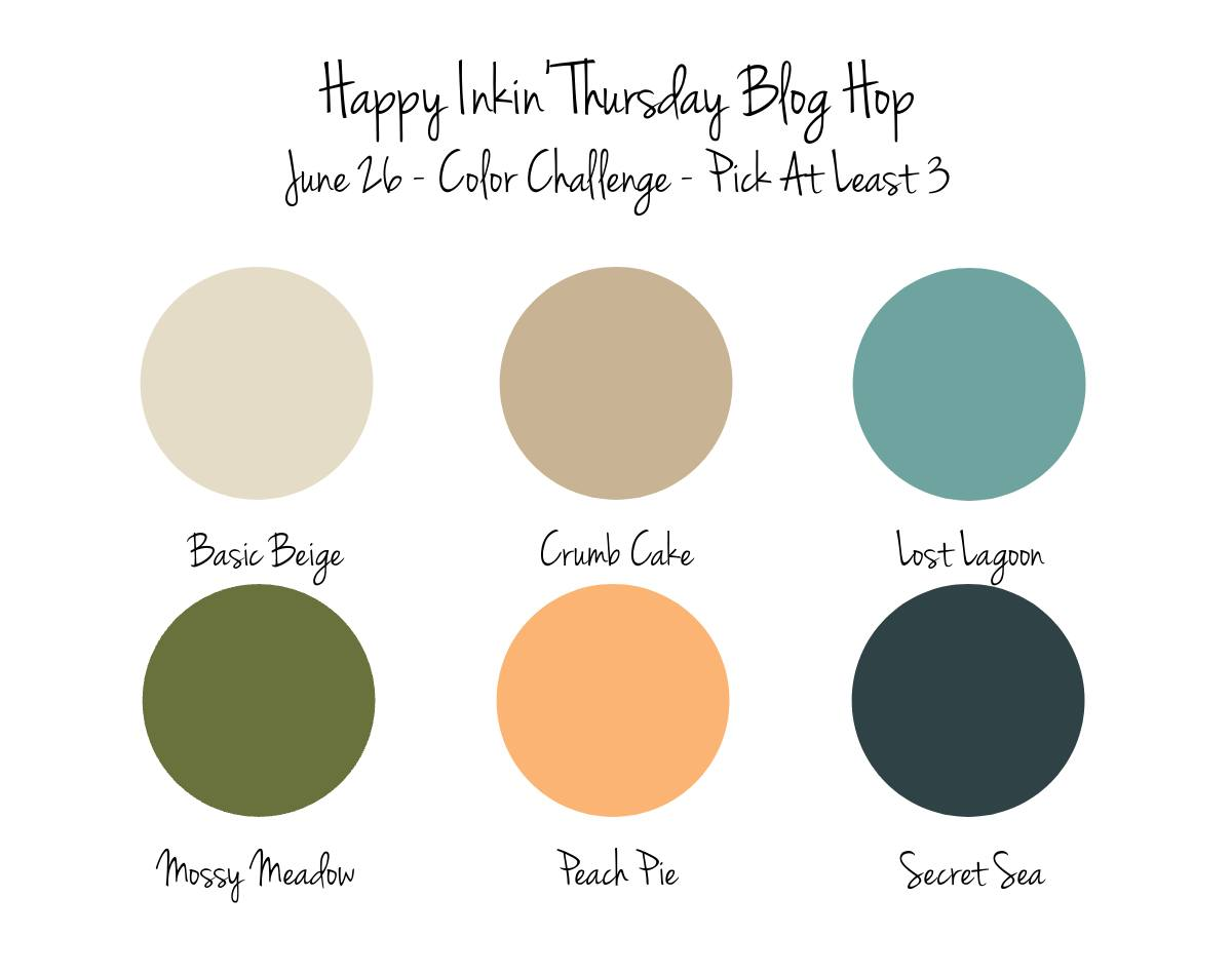Stampin’ Up! Happy Inkin’ Thursday Blog Hop Color Challenge | TLsBrightSpot