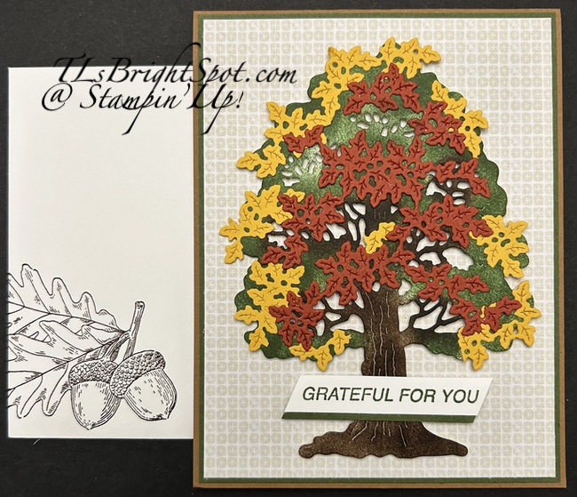 Stampin’ Up! Amber Trees Dies & Amber Autumn for the Happy Inkin ...
