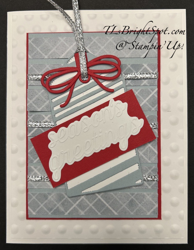 Stampin’ Up! Card 2 with Patterned Tags Dies | TLsBrightSpot