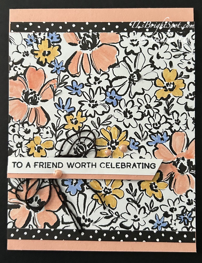 Stampin’ Up! Artisan Sketched Garden DSP for the Happy Inkin’ Thursday ...