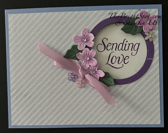 Stampin’ Up! Violets Fun Fold for the Happy Inkin’ Thursday Blog Hop ...