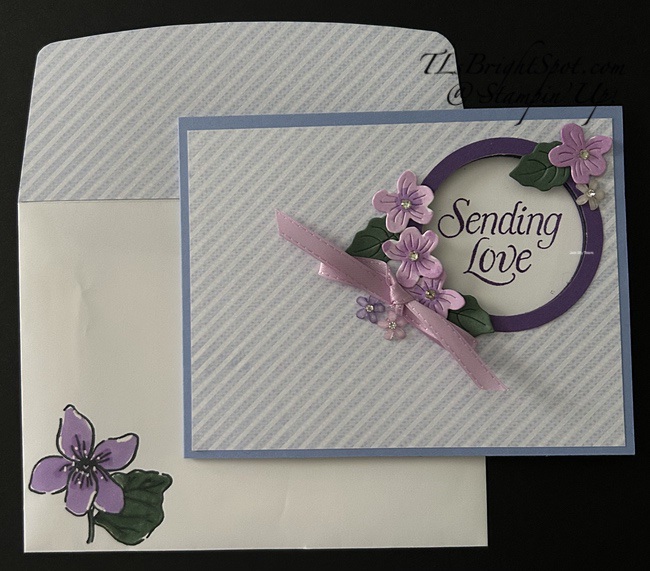 Stampin’ Up! Violets Fun Fold for the Happy Inkin’ Thursday Blog Hop ...